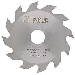 Groefzaag 150x30x12 - 3,5mm breed